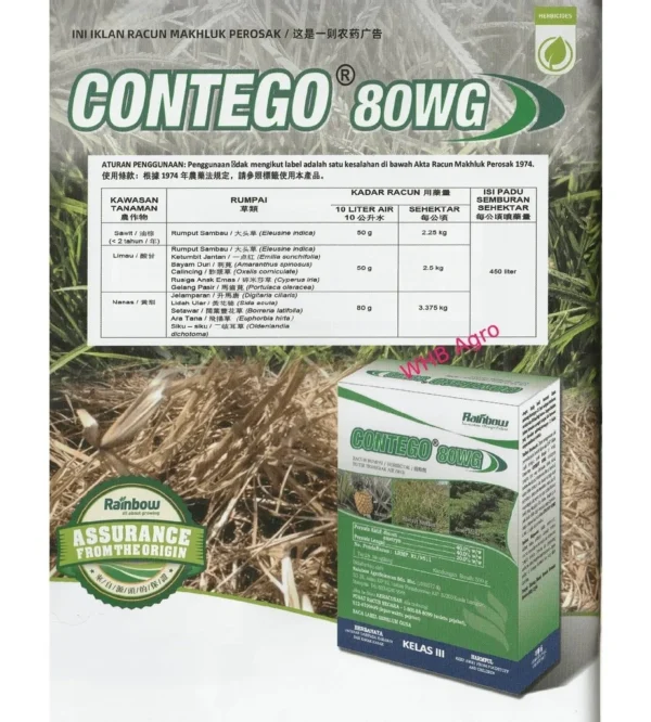 Rainbow Contego 80 WG - ( 1kg ) - WHB Agro Sdn Bhd